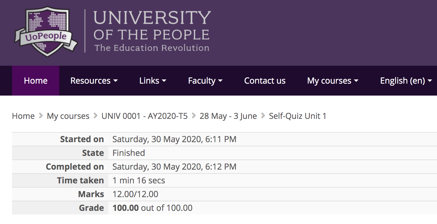 【UoPeople】授業やオリエンテーションコースの進め方 - Sayah Media